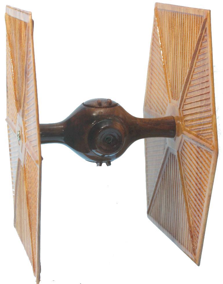 Tie Fighter Star Wars® Model Wood Tie Fighter