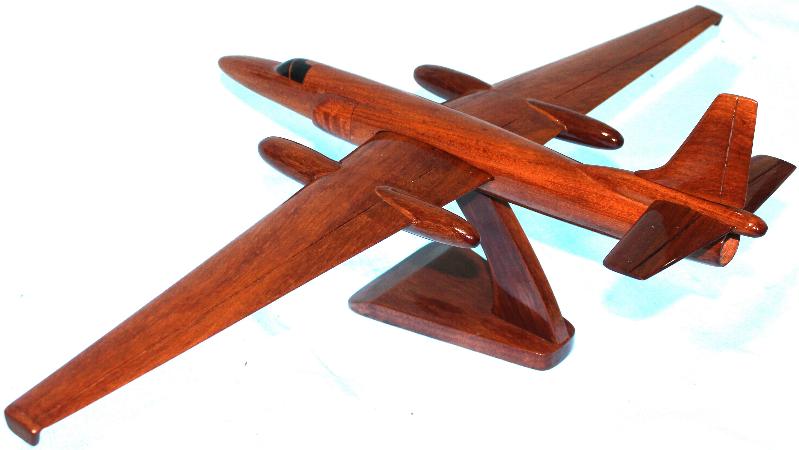 U-2 Spy Plane wood model, desktop model airplane wooden aircraft