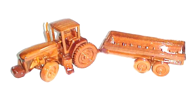 Wooden Tractor Model Mahogany John Deer Tractor, Wood Massey Fergeson ...
